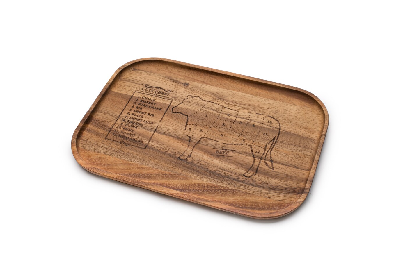 Brown Engraved Small Steak Boards Cow | Michaels