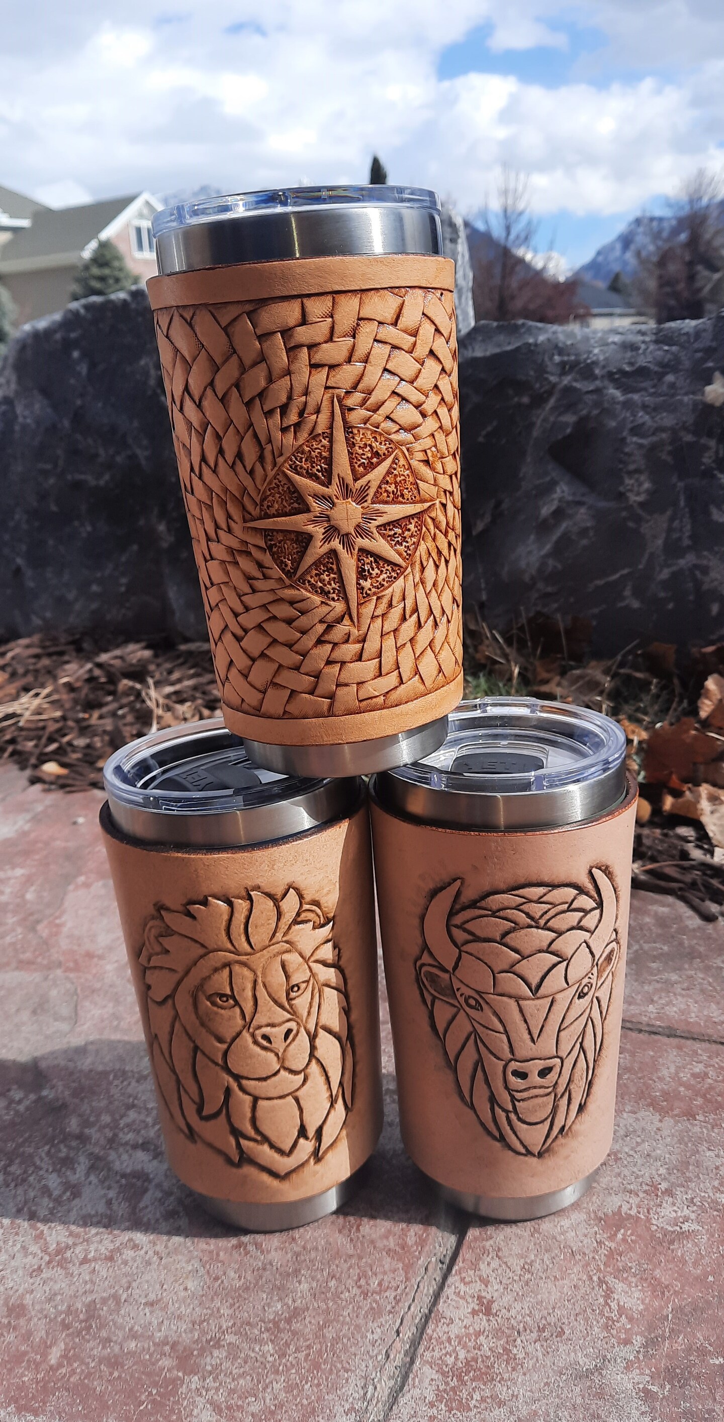 Leather Covers - Yeti tumblers | MakerPlace by Michaels