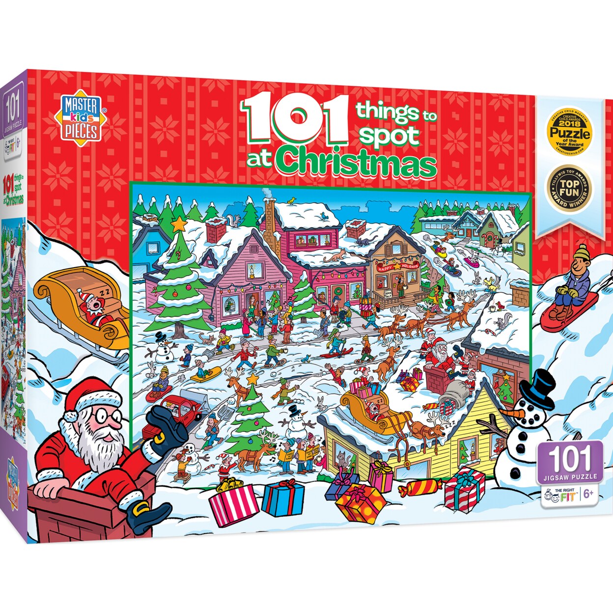 Masterpieces 100 Piece Kids Jigsaw Puzzle - 101 Things to Spot at ...