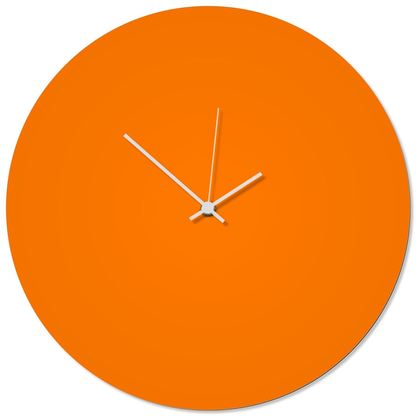 Metal Art Studio Orangeout White Circle Clock | Michaels