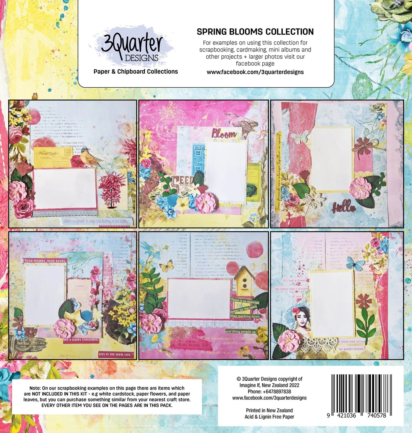 3Quarter Designs - Scrapbook Collection - Spring Blooms | Michaels