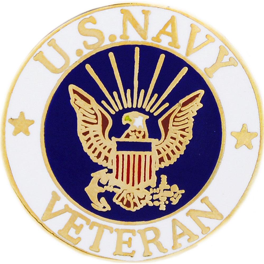 U.S. Navy Veteran Pin 1" | Michaels