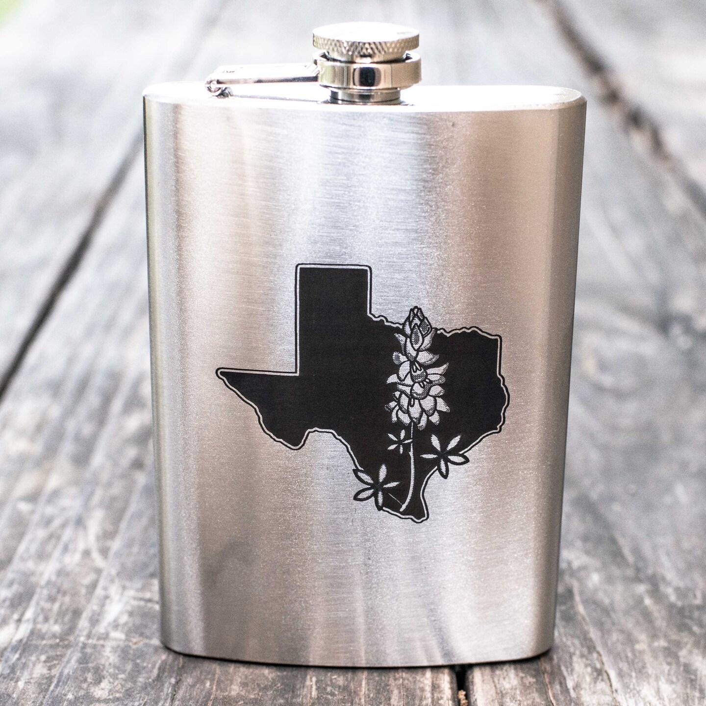 8oz Bluebonnet - Texas Stainless Steel Flask | Michaels