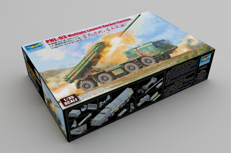 Trumpeter 1/35 PHL-03 MULTIPLE LAUNCH ROCKET SYSTM 1/35 Plastic Model ...