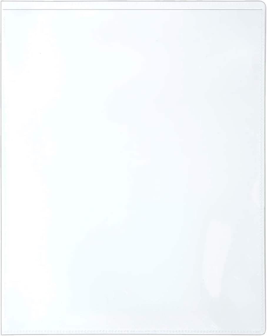 Plastic 2-Pocket Folders - Clear Overlay on Front and Back - Made in U ...