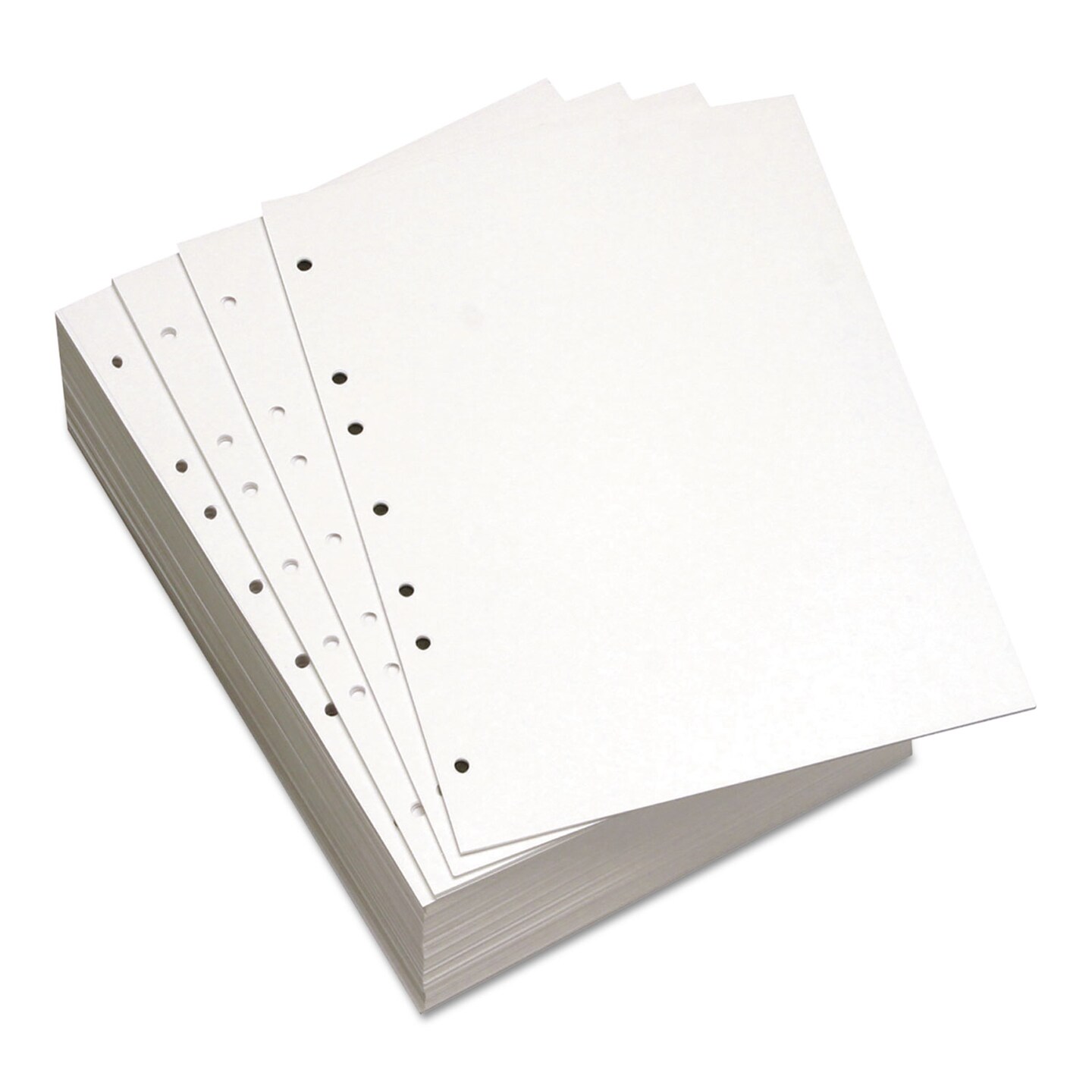 Domtar Custom Cut-Sheet Copy Paper 92 Bright 7-Hole 20lb 8.5 x 11 White ...