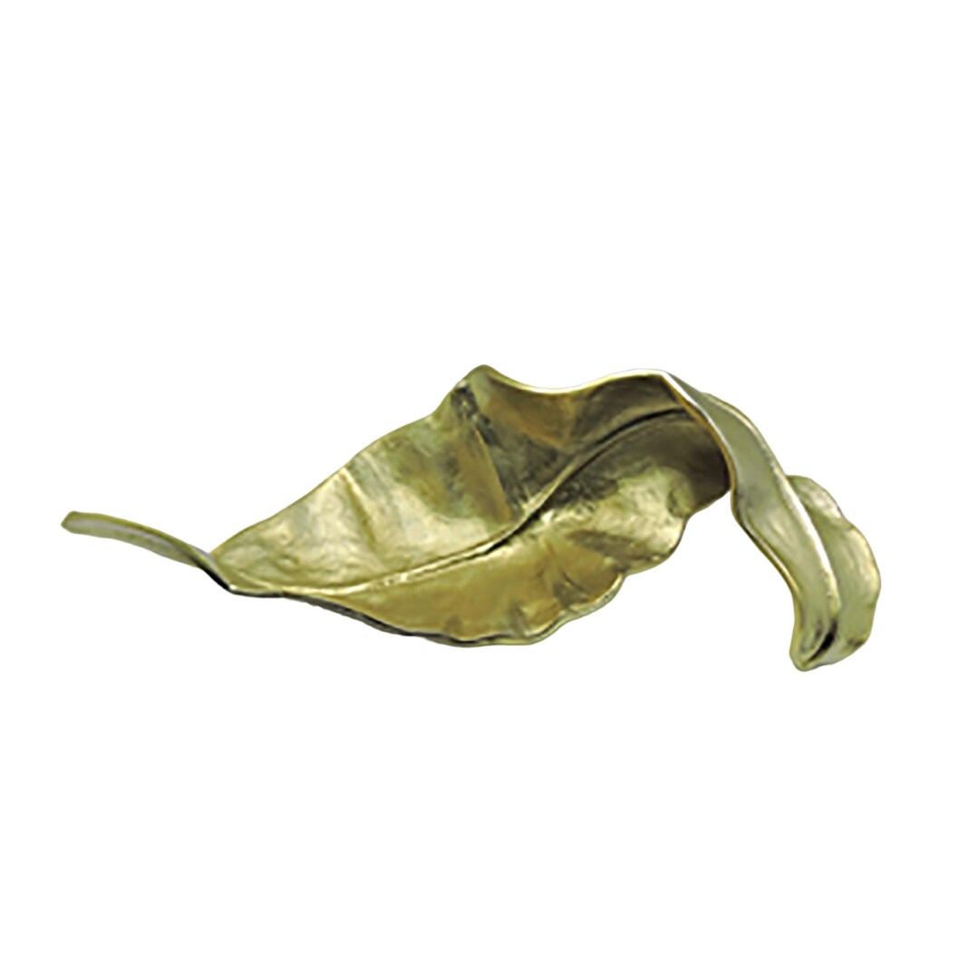 Kingston Living 22" Gold Curled Leaf Decorative Tabletop Accent | Michaels