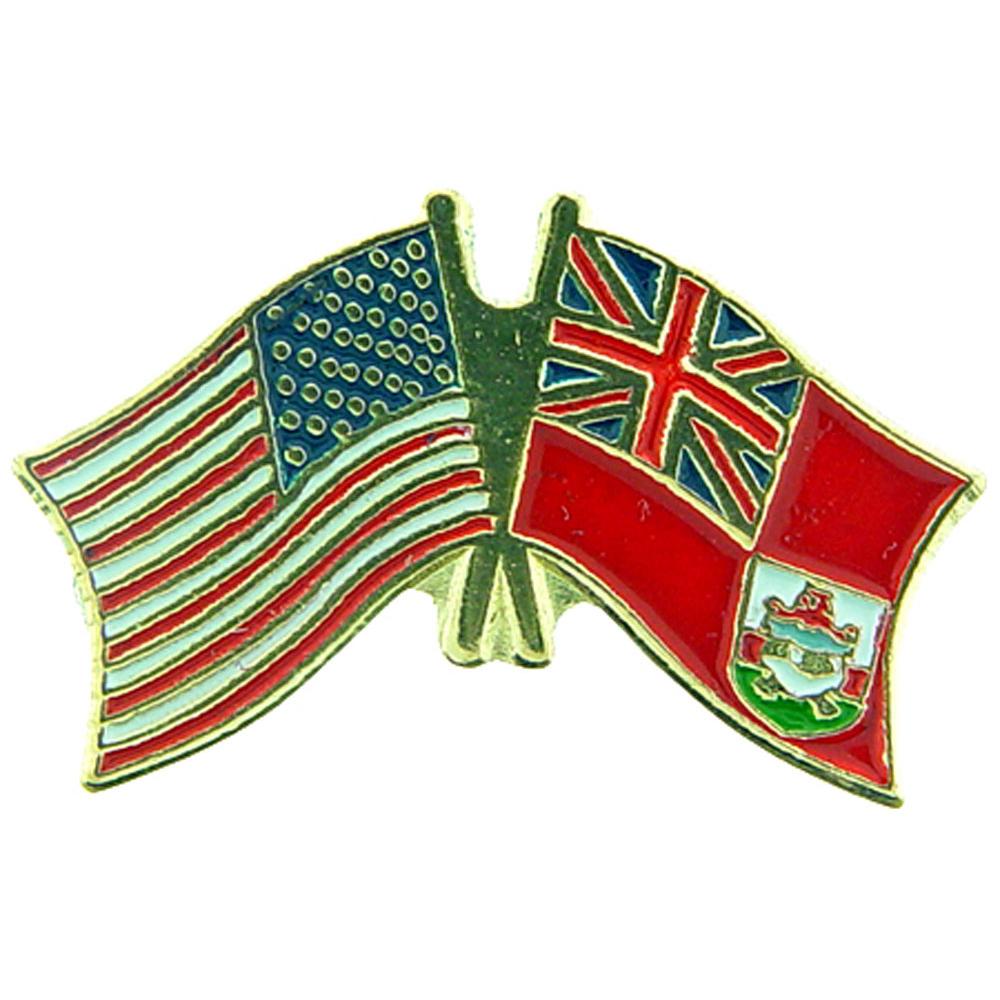 American & Bermuda Flags Pin 1" | Michaels