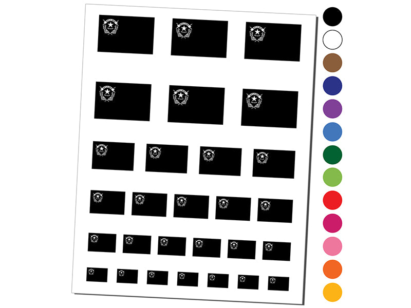 Nevada State Flag Temporary Tattoo Water Resistant Fake Body Art Set ...