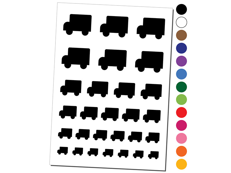 School Bus Solid Temporary Tattoo Water Resistant Fake Body Art Set ...