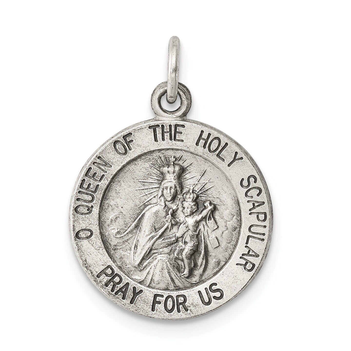 Sterling Silver Queen of the Holy Scapular Medal | Michaels