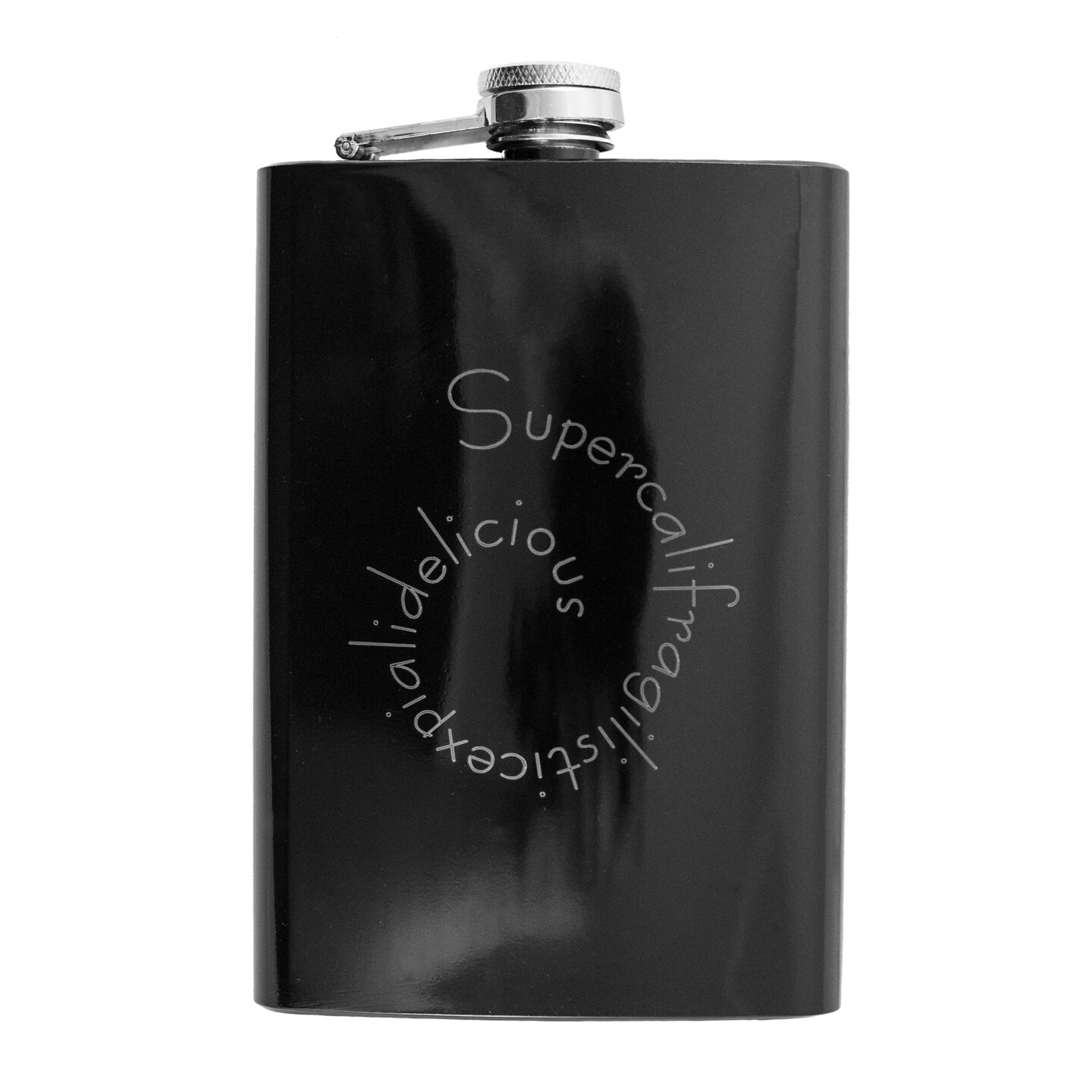 8oz Delicious Black Flask | Michaels