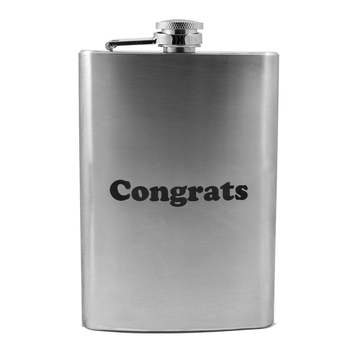 8oz Congrats Stainless Steel Flask | Michaels