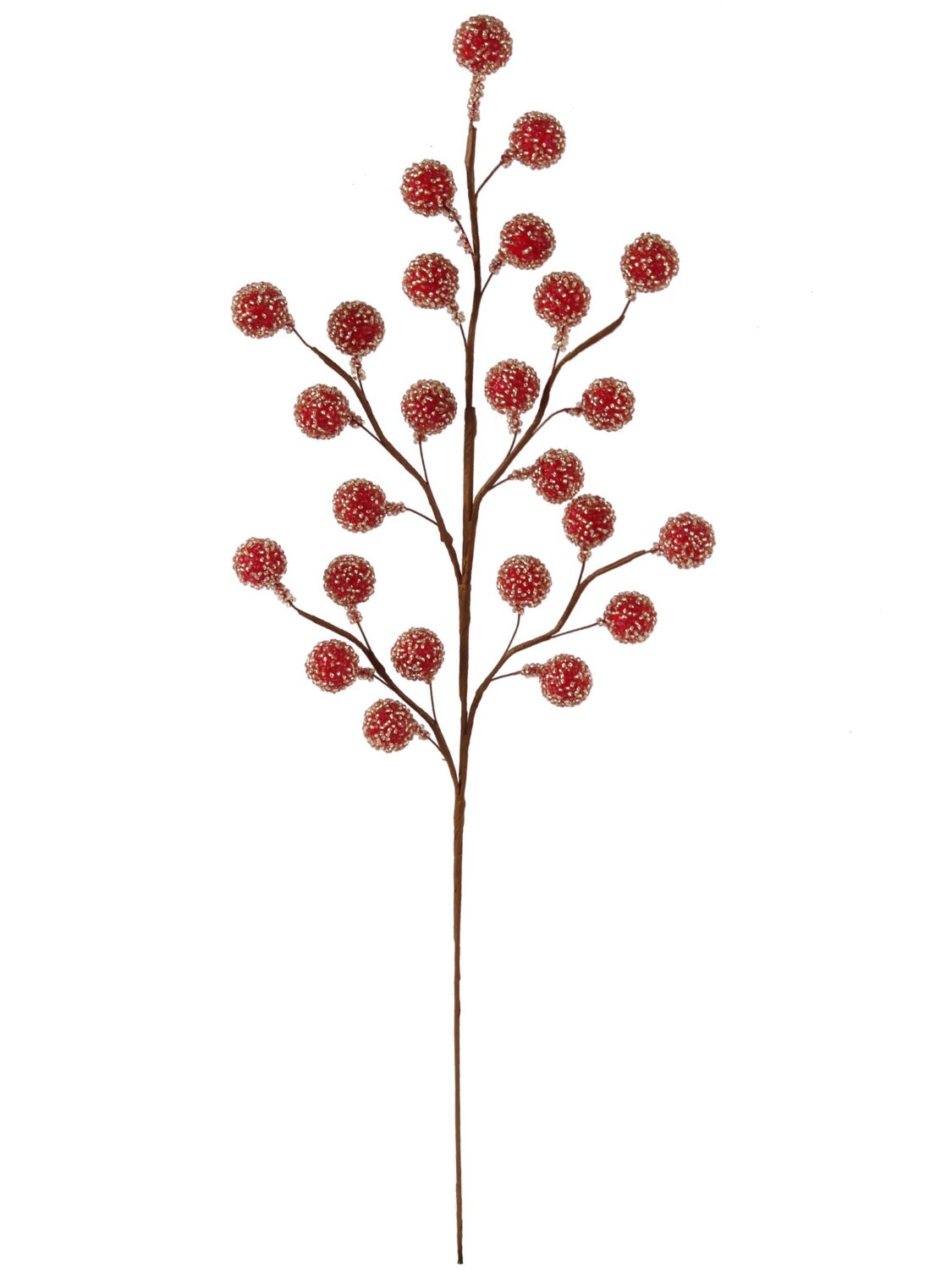 20" LARGE BEADED BERRY SPRAY RED - 24 Pieces | Michaels