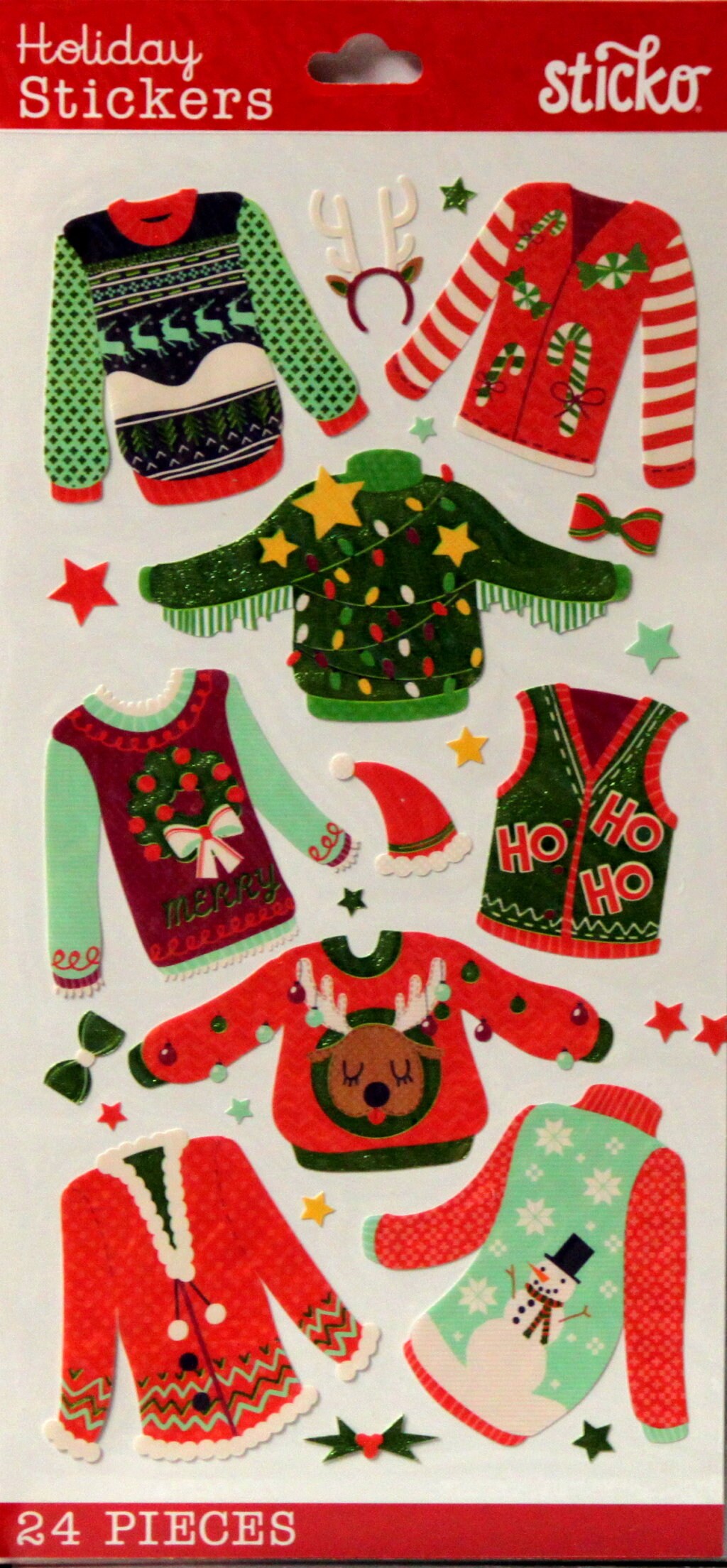 Sticko Holiday Ugly Sweaters Foil Stickers | Michaels
