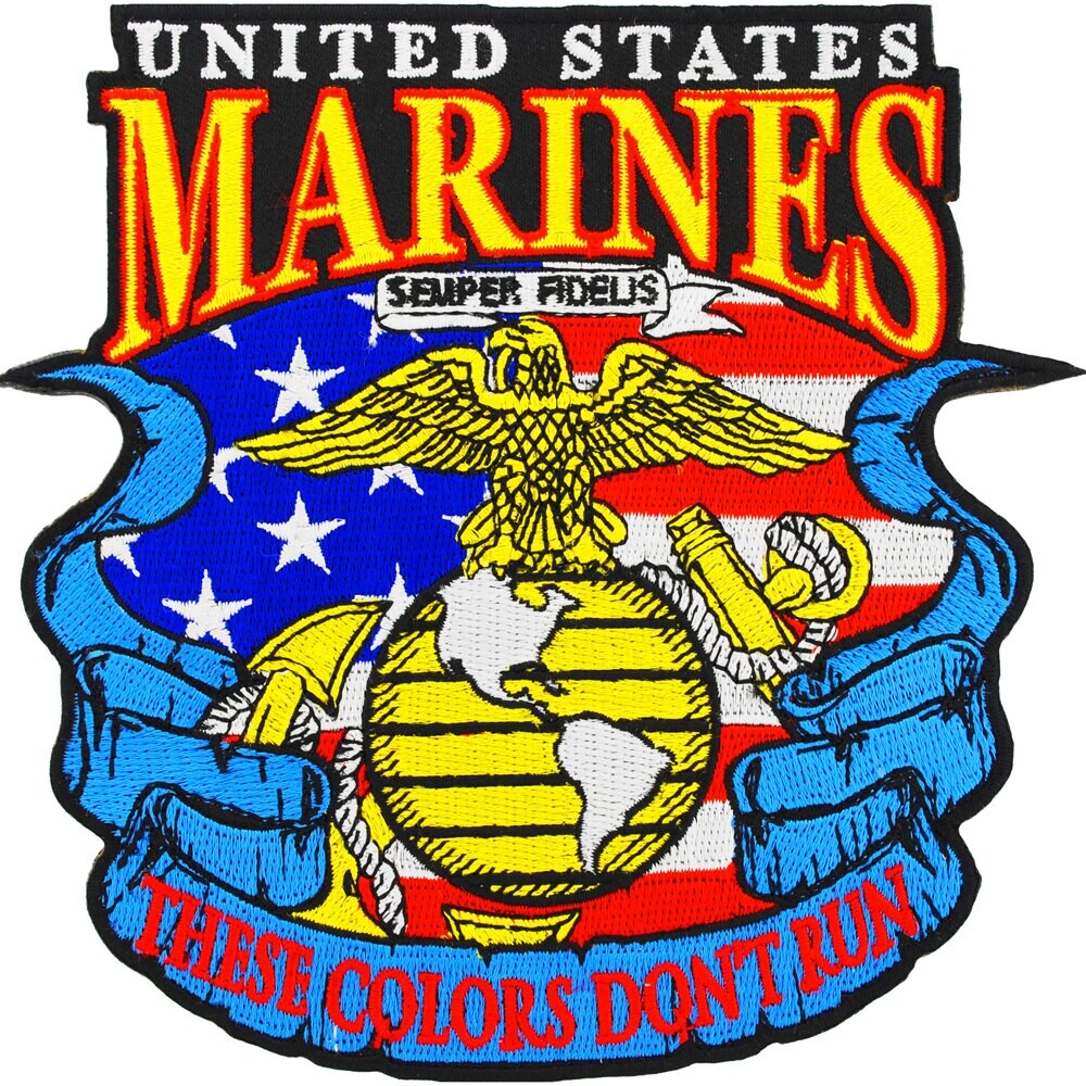 Eagle Emblems Patch-USMC, These Colors Don't Run (5-1/4") | Michaels