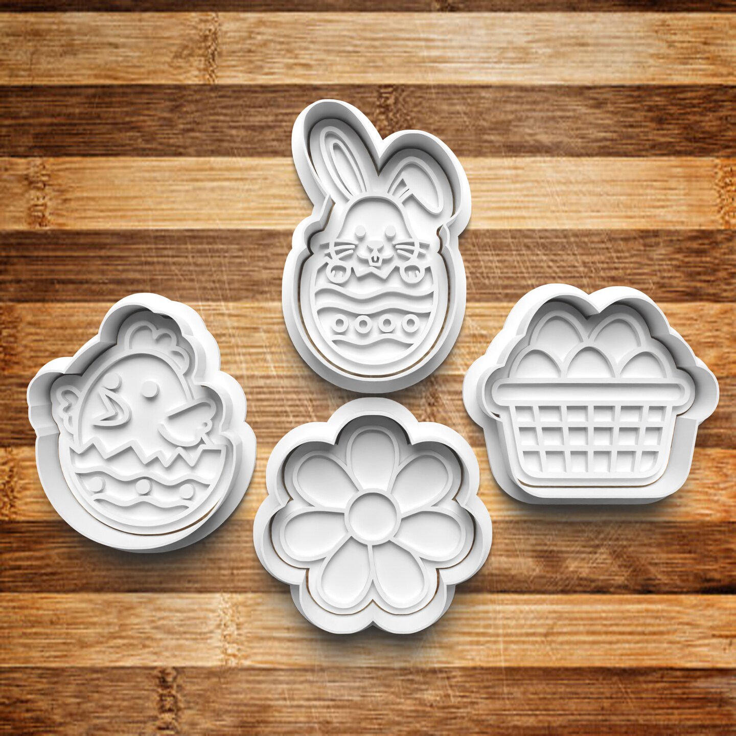 Easter Cookie Cutter | Cookie Stamp | Cookie Embosser | Cookie Fondant ...