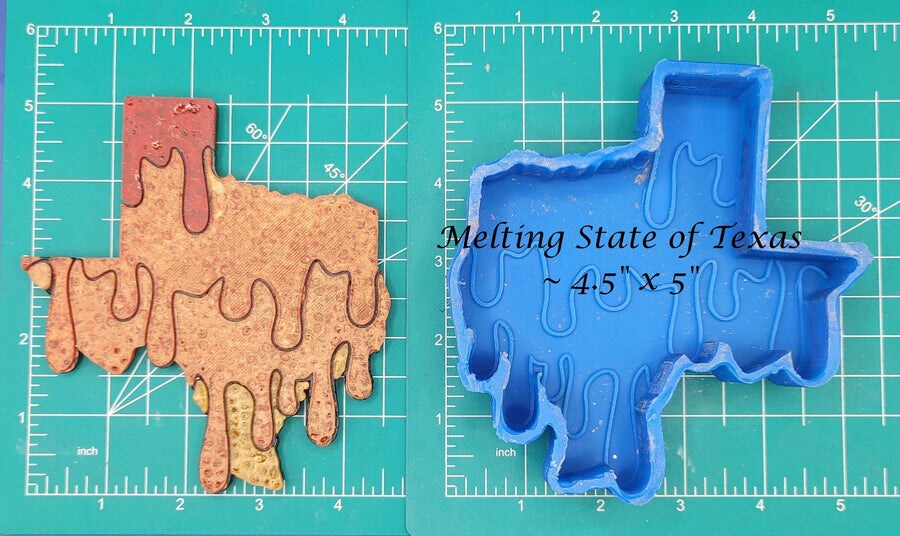 Melting State of Texas Silicone Freshie Mold | Michaels