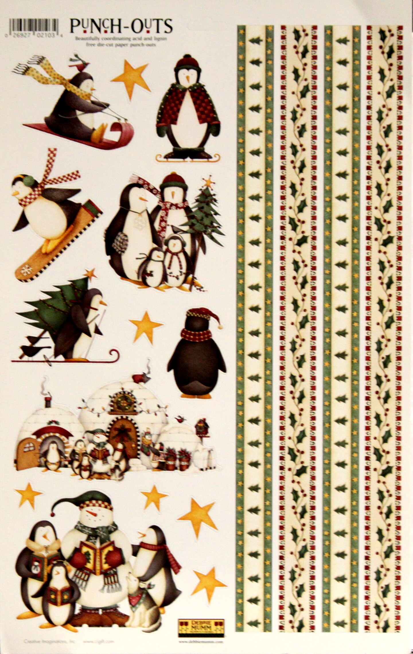 Creative Imaginations Debbie Mumm Winter Friends Punch-outs | Michaels