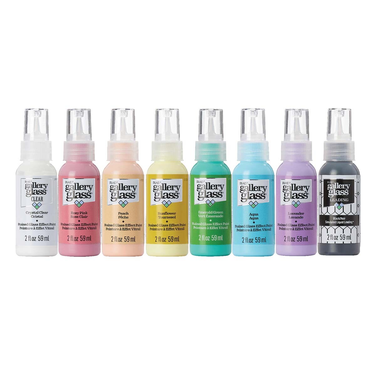Plaid Pastels Gallery Glass Paint Set | Michaels