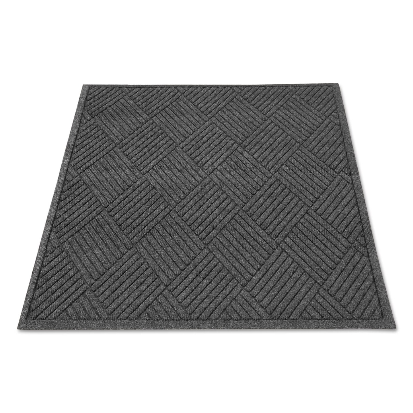 Guardian EcoGuard Diamond Floor Mat, Rectangular, 36 x 48, Charcoal ...