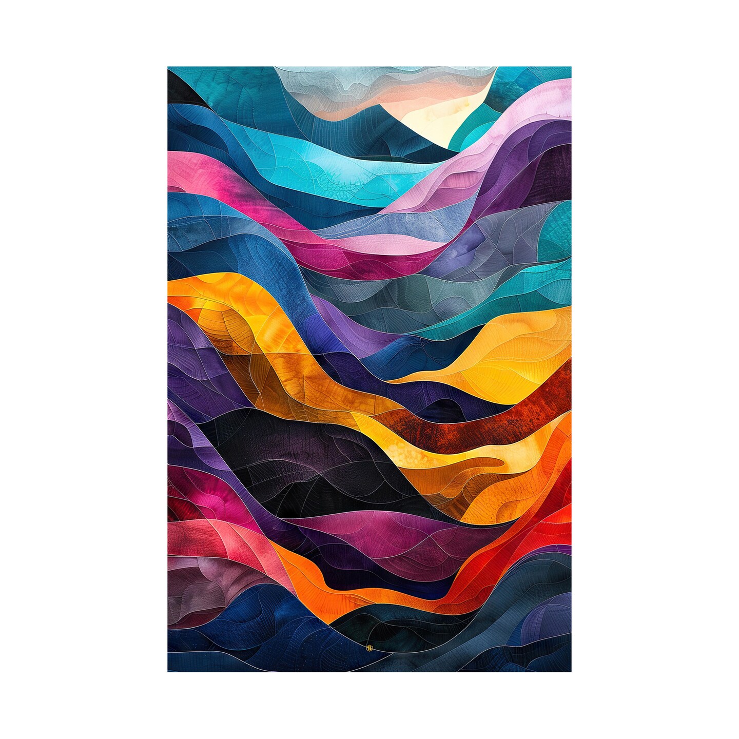 Modern Abstract Art, Office Poster, Home Decor | S18A4 | MakerPlace by ...