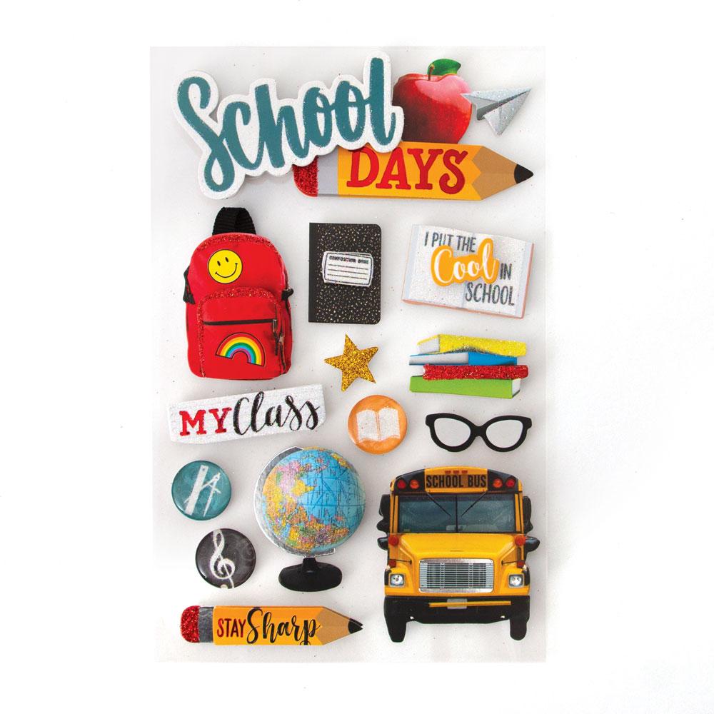 Paper House School Days Dimensional Stickers | Michaels