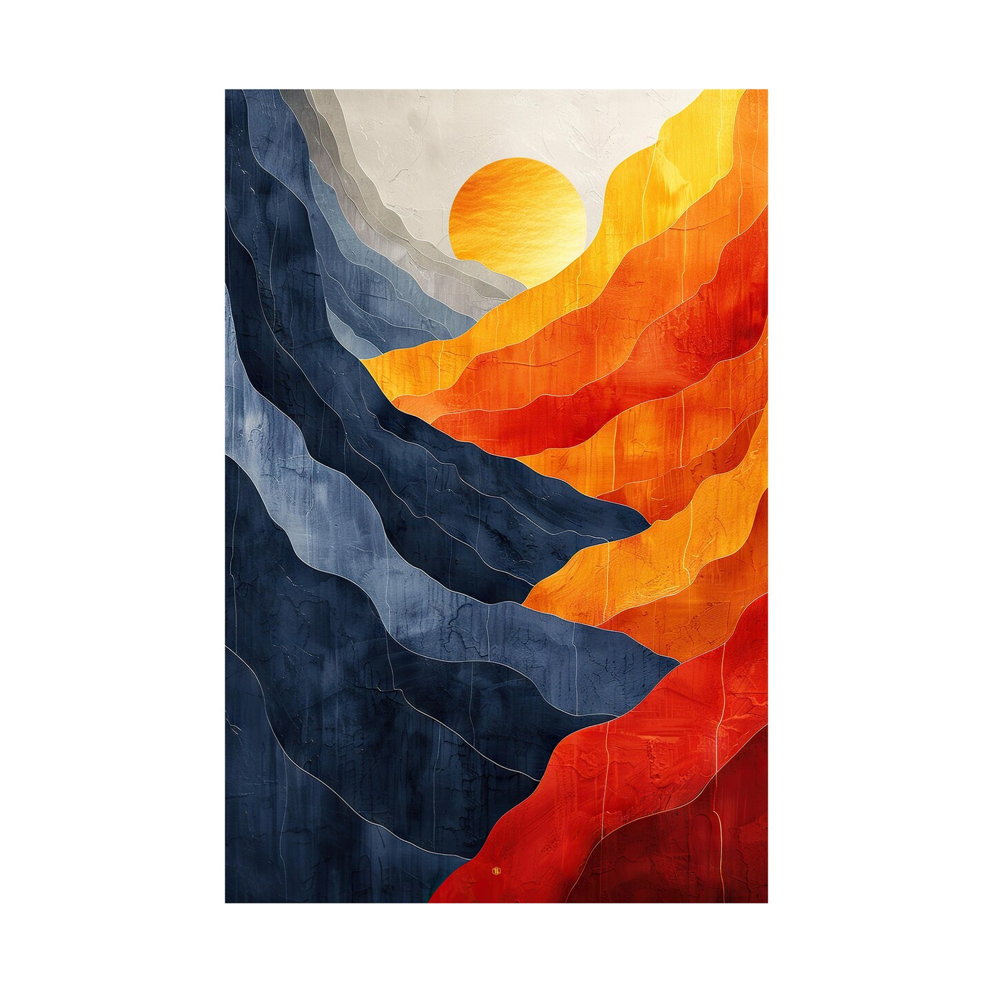 Modern Abstract Art, Office Poster, Home Decor | S22A37 | MakerPlace by ...