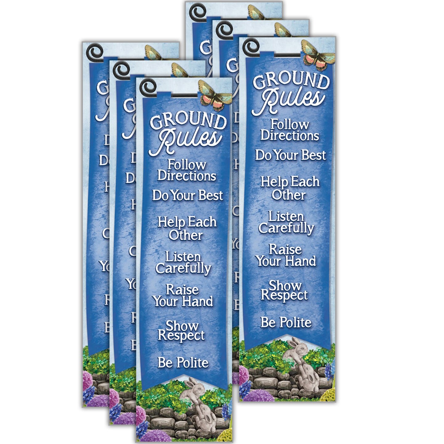(6 Ea) Ground Rules Banner Vertical | Michaels