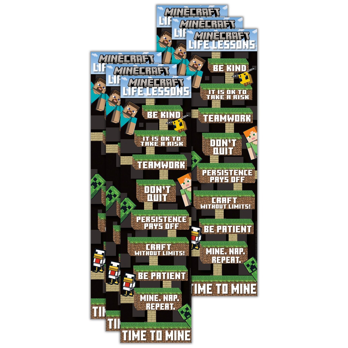 (6 Ea) Minecraft Life Lesson Bannr | Michaels