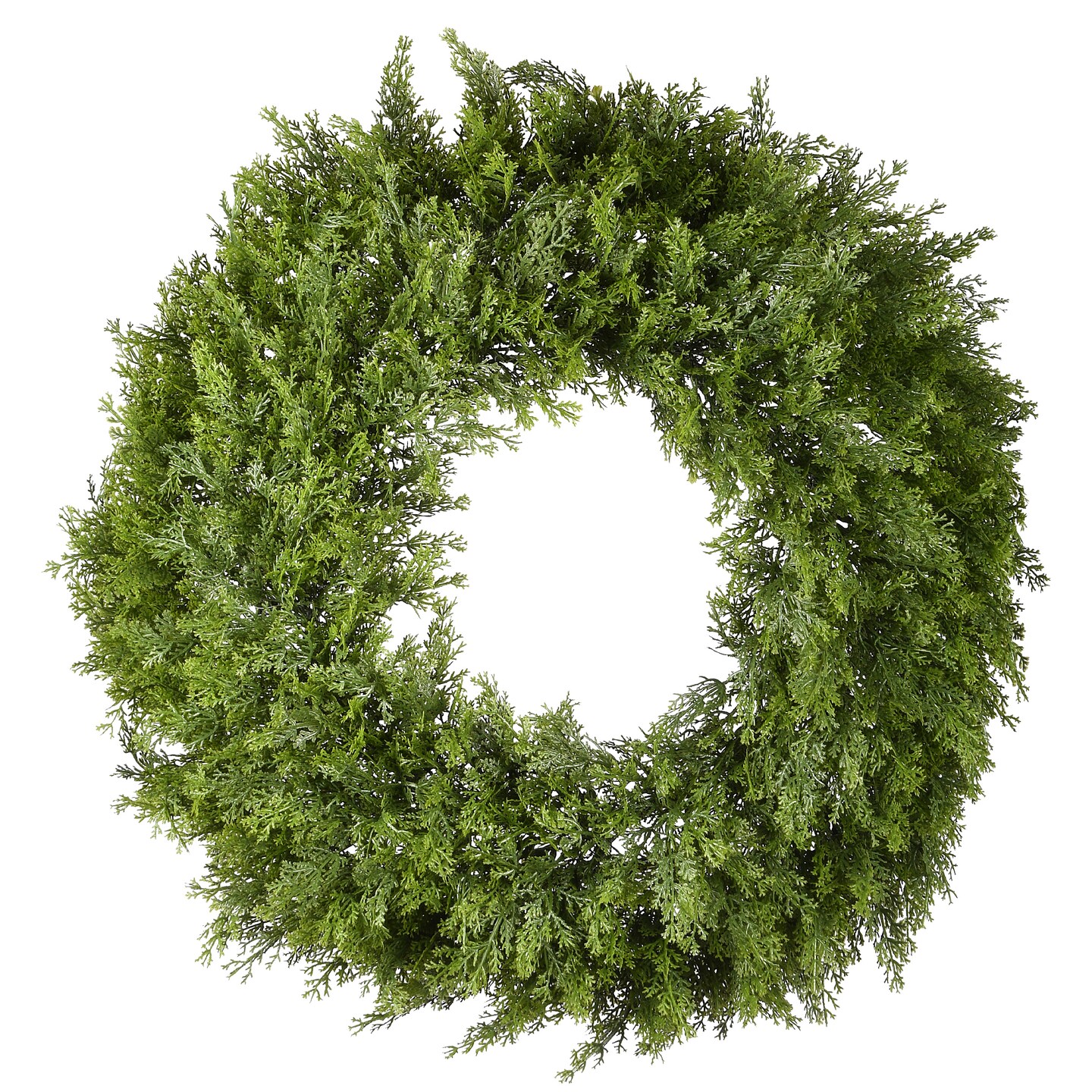 National Tree Company Artificial Christmas Wreath, Green, Arborvitae ...