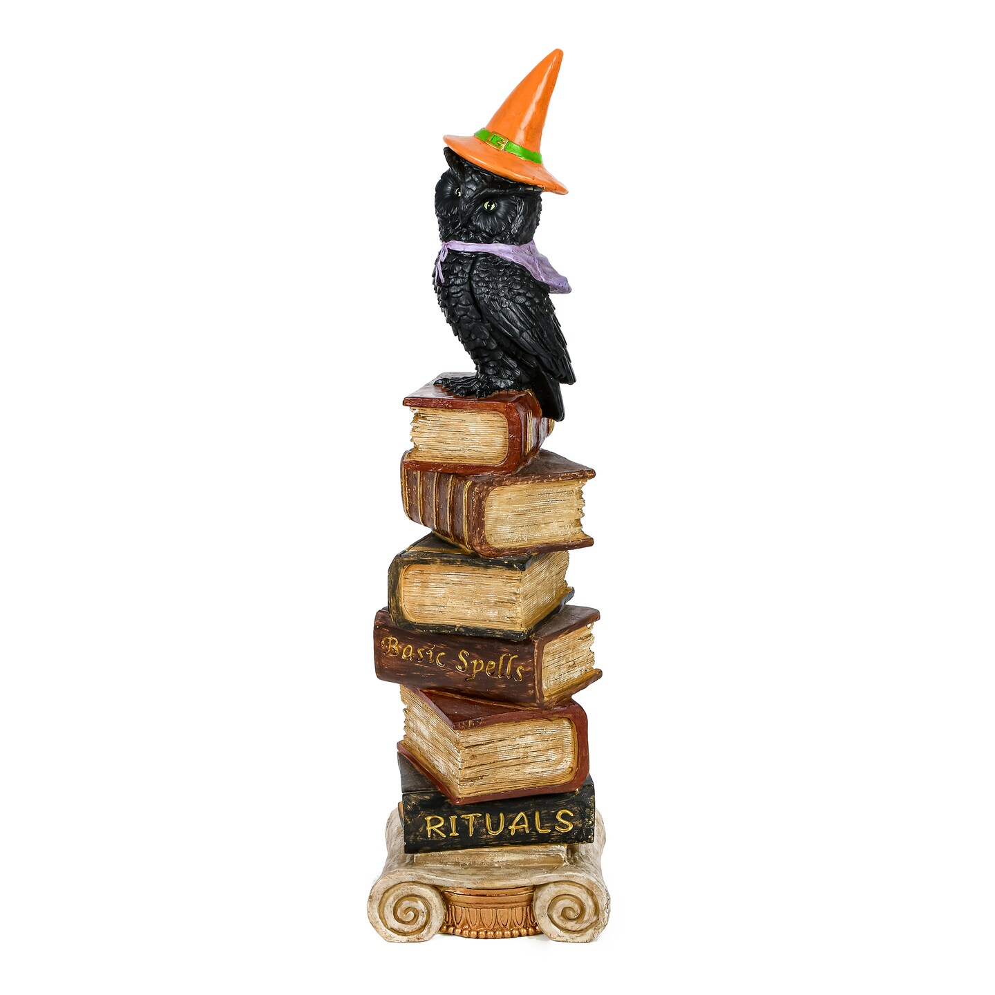 32" Halloween Owl on Stacked Books | Michaels