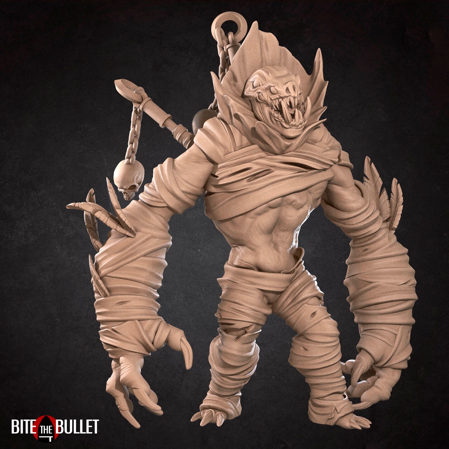 Gargantuan from Bite the Bullet's Bullet Hell: Heroes set. Total height ...