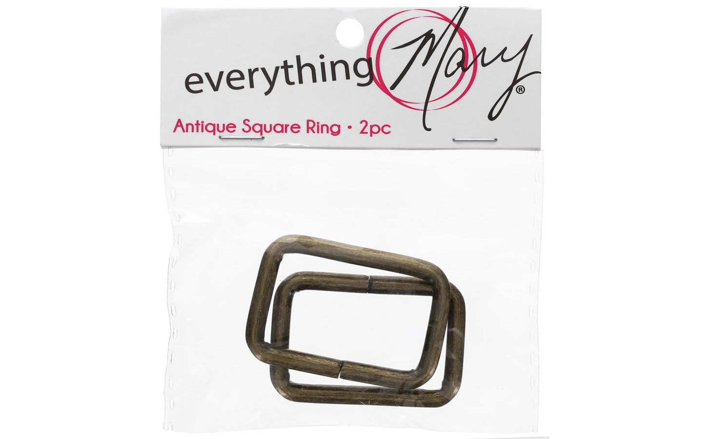 Everything Mary Hardware Ring Square Antique, Model: PA-223193 | Michaels