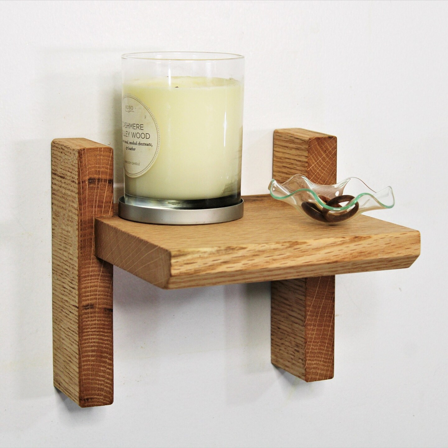 Oak Shelves with Easy Keyhole Hook Mounts, Sold in Various Width ...