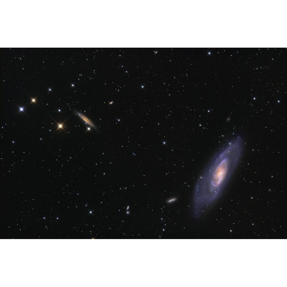 Spiral Galaxy Messier 106 Poster Print | Michaels