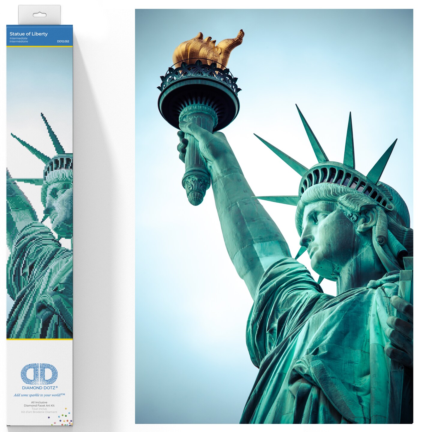 Diamond Dotz Statue of Liberty Diamond Painting Kits for Adults ...