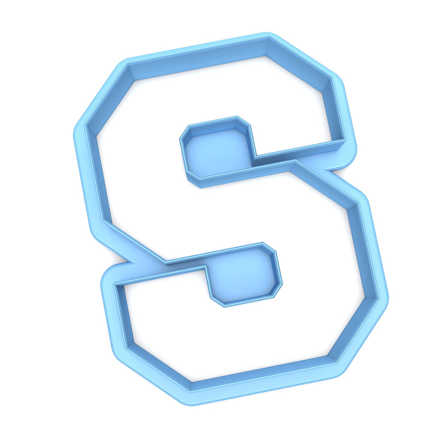 Sweet Prints Inc Varsity Letter S Cookie Cutter - Dishwasher Safe ...