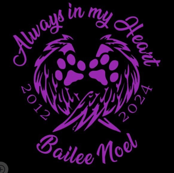 Always in my Heart, Pet Memory, In Loving Memory, RIP, Vinyl Window ...