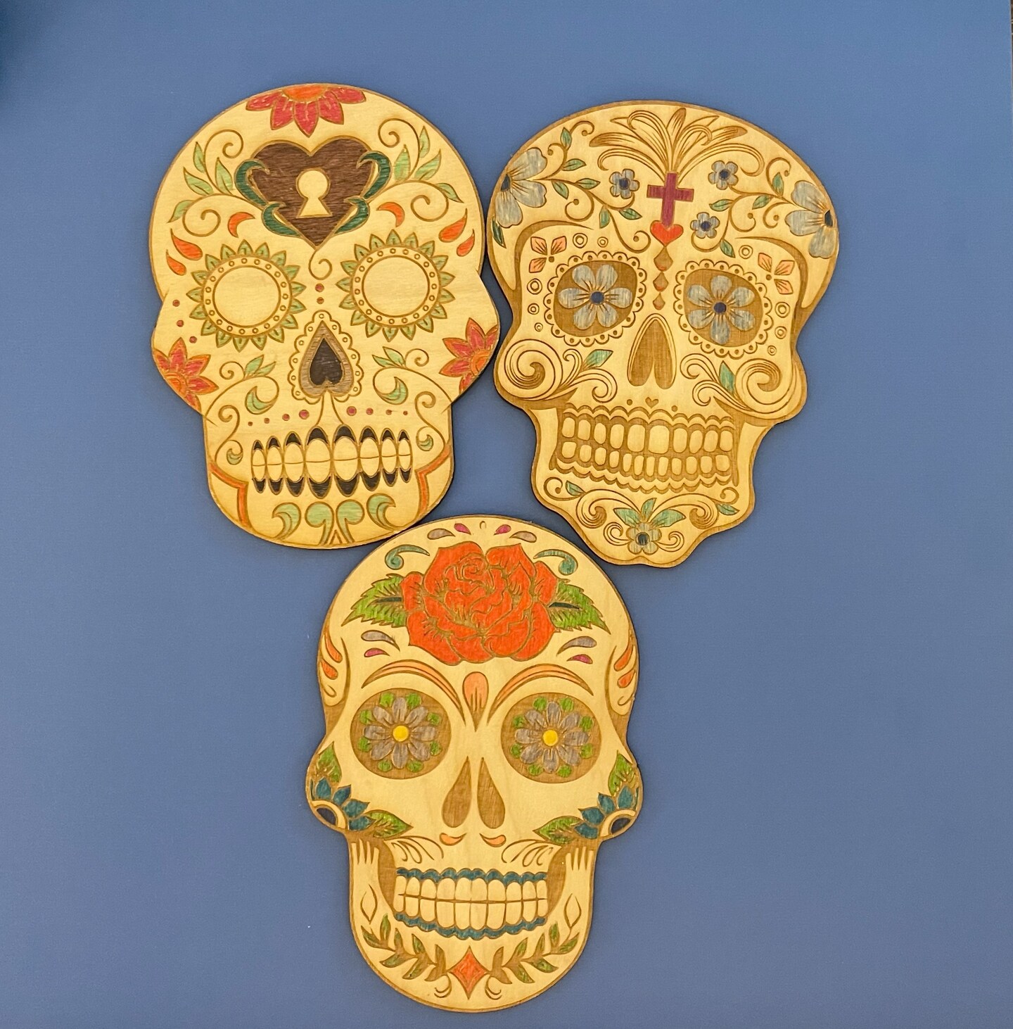 Day of the Dead Skulls Hand Painted | MakerPlace by Michaels