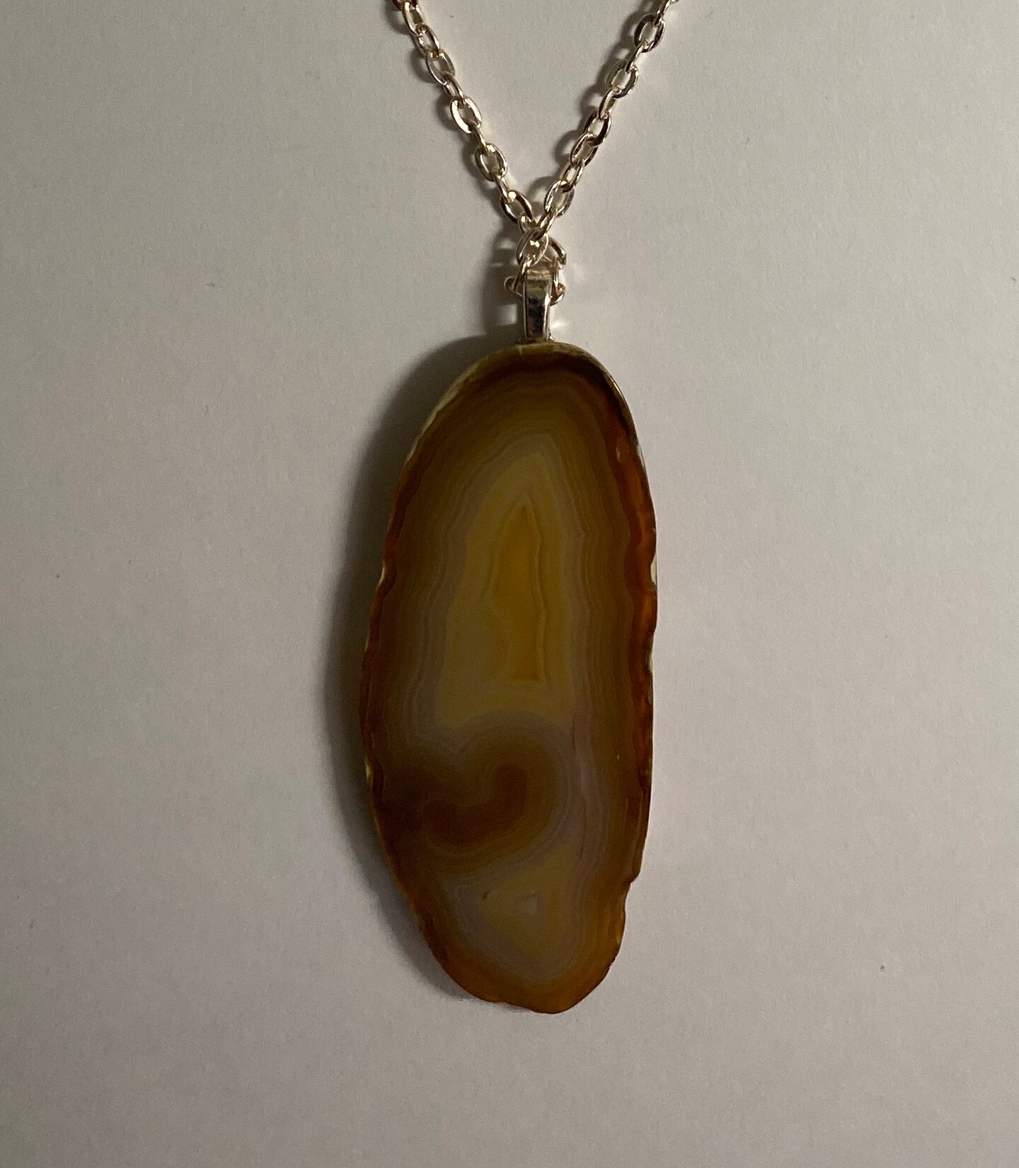 Sleek Agate Stone Pendant Necklace | MakerPlace by Michaels
