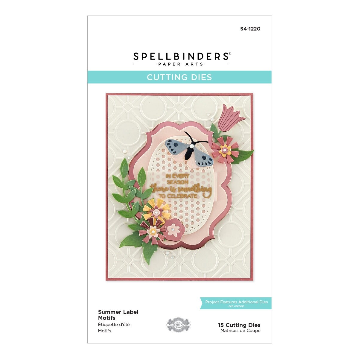 Spellbinders Etched Dies By Becca Feeken-Summer Label Motifs | Michaels