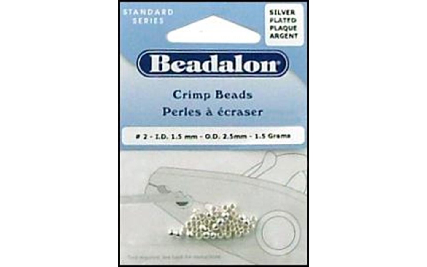 Beadalon Crimp Bead 1.5mm Silvr 1.5gm | Michaels