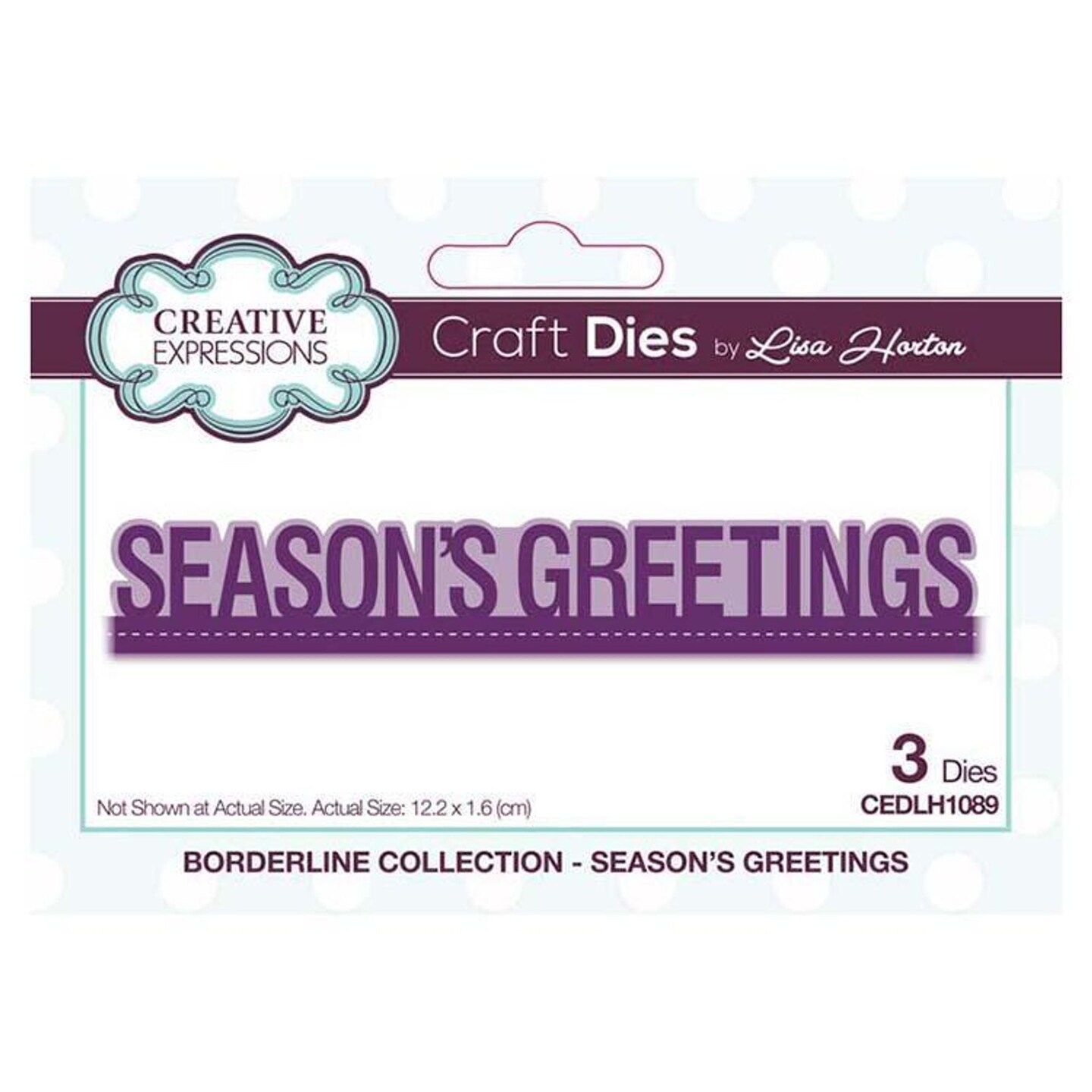 Creative Expressions Borderline Seasons Greetings Craft Die | Michaels