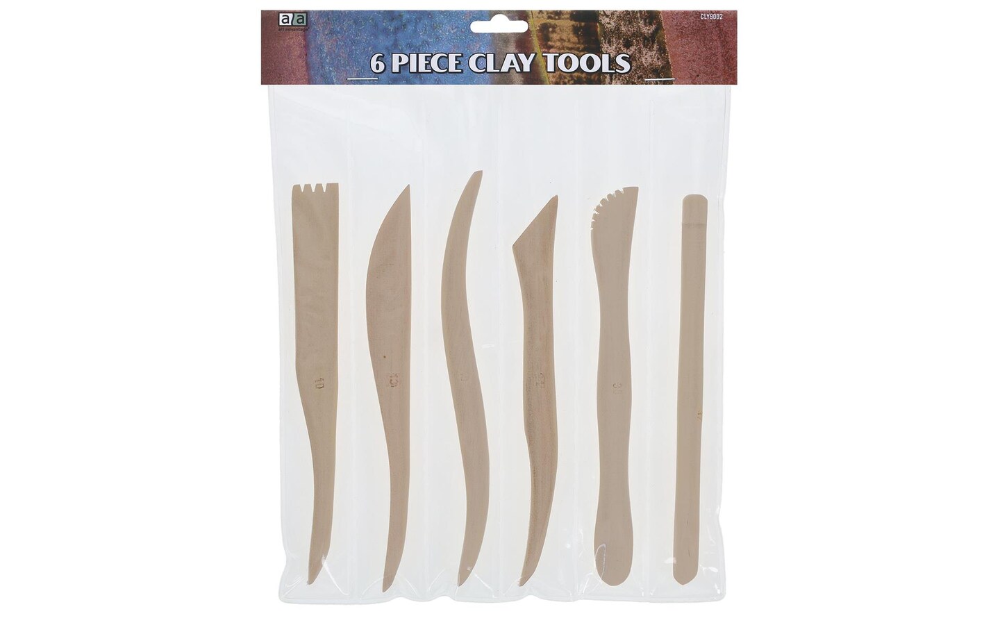 Art Advantage Clay Model Tools 6" 6pc Wood | Michaels