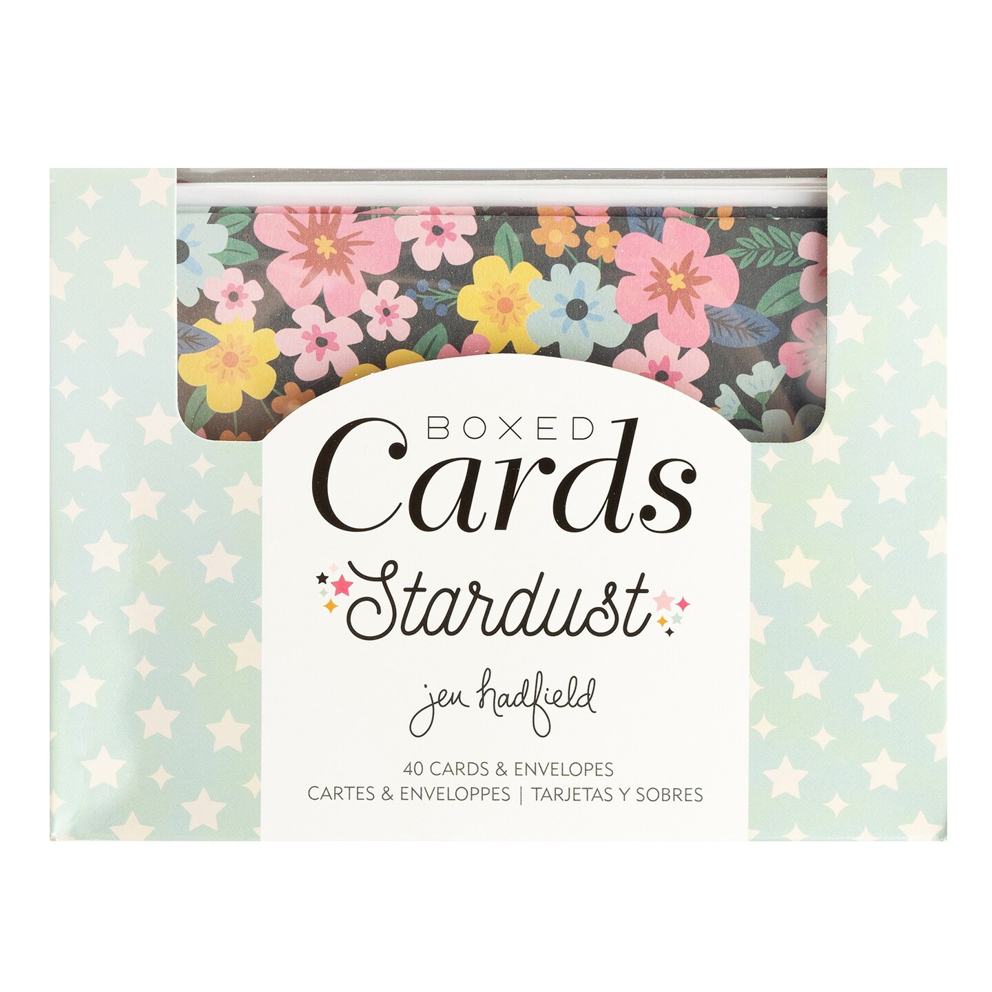 American Crafts A2 Cards W/Envelopes (4.375"X5.75") 40/Box-Jen Hadfield ...