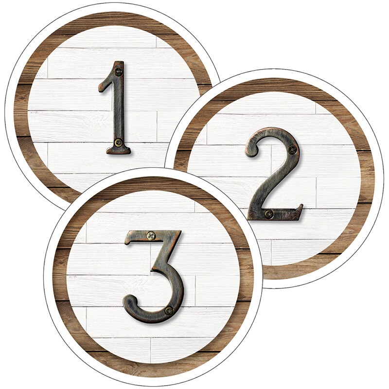 Industrial Chic Student Numbers Mini Cut-Outs, Pack Of 35 | Michaels