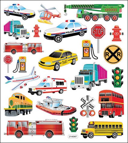 Sticker King Stickers-Transportation | Michaels