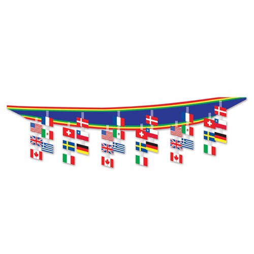 International Flag Ceiling Decor | Michaels