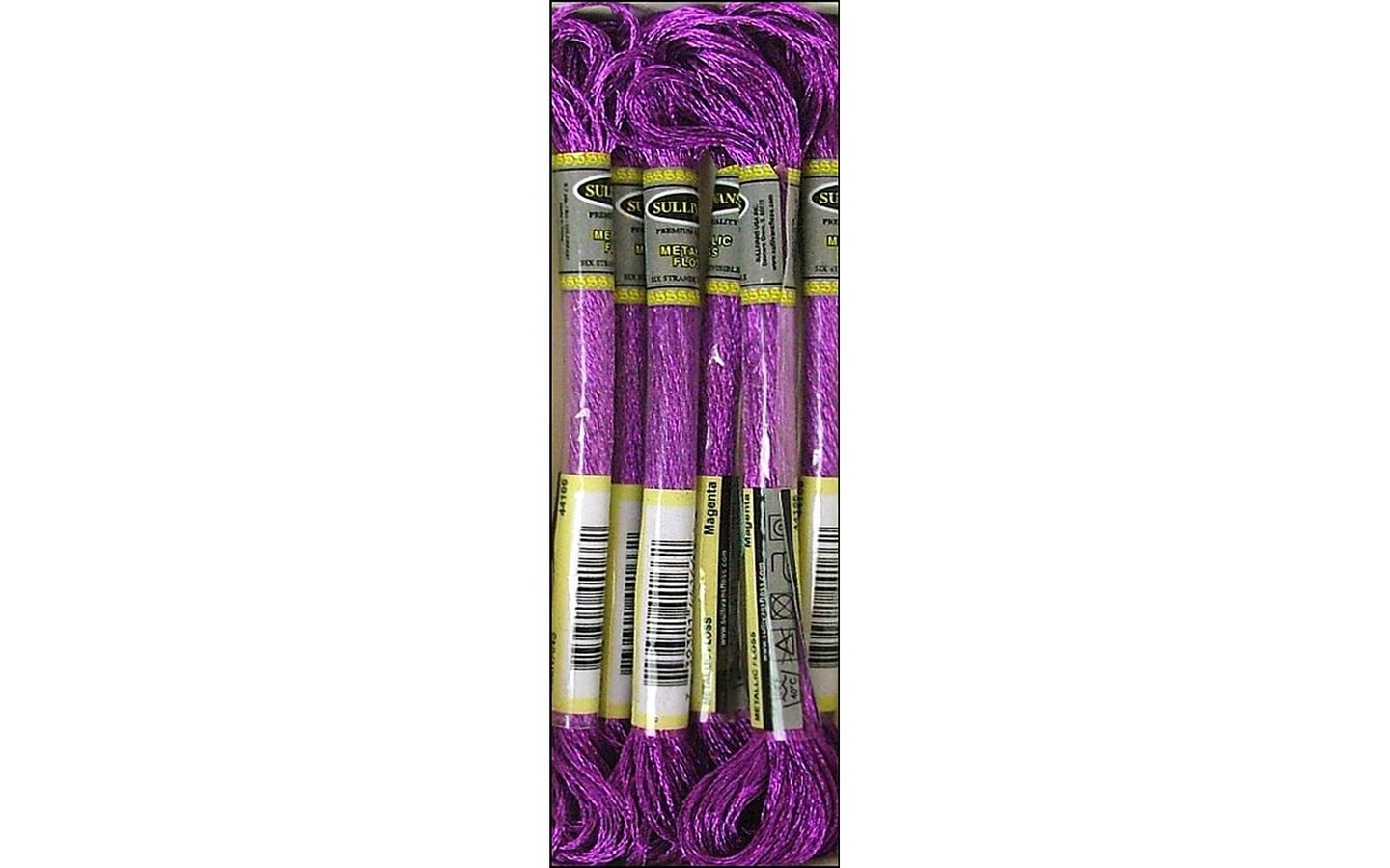 Sullivans Emb Floss 8.7yd Met Magenta | Michaels